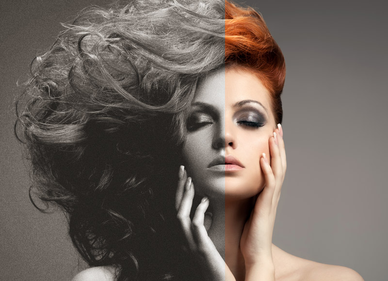 How To Create A Grainy B W High Fashion Photo Effect