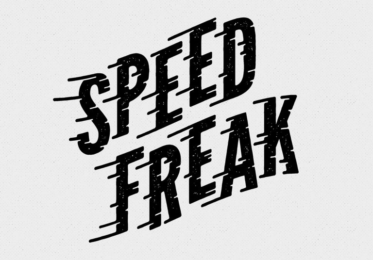 Speed Lines Type Effect in Adobe Illustrator
