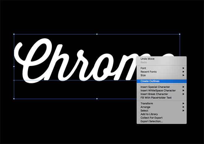 How To Create A Chrome Text Effect In Adobe Illustrator
