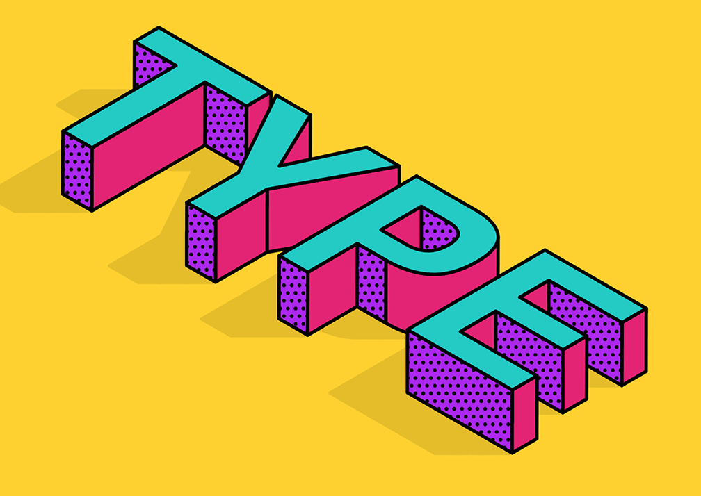 How To Create An Isometric Type Effect In Adobe Illustrator Blog
