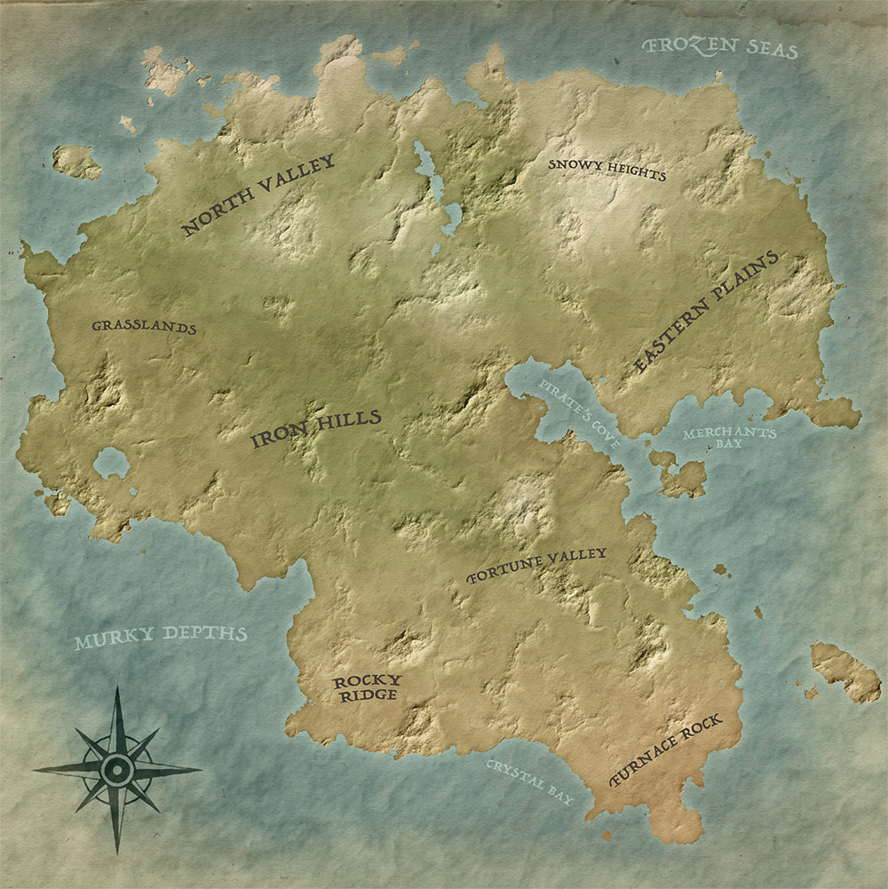 Creating A Fictional World Map Vivienne Bennett